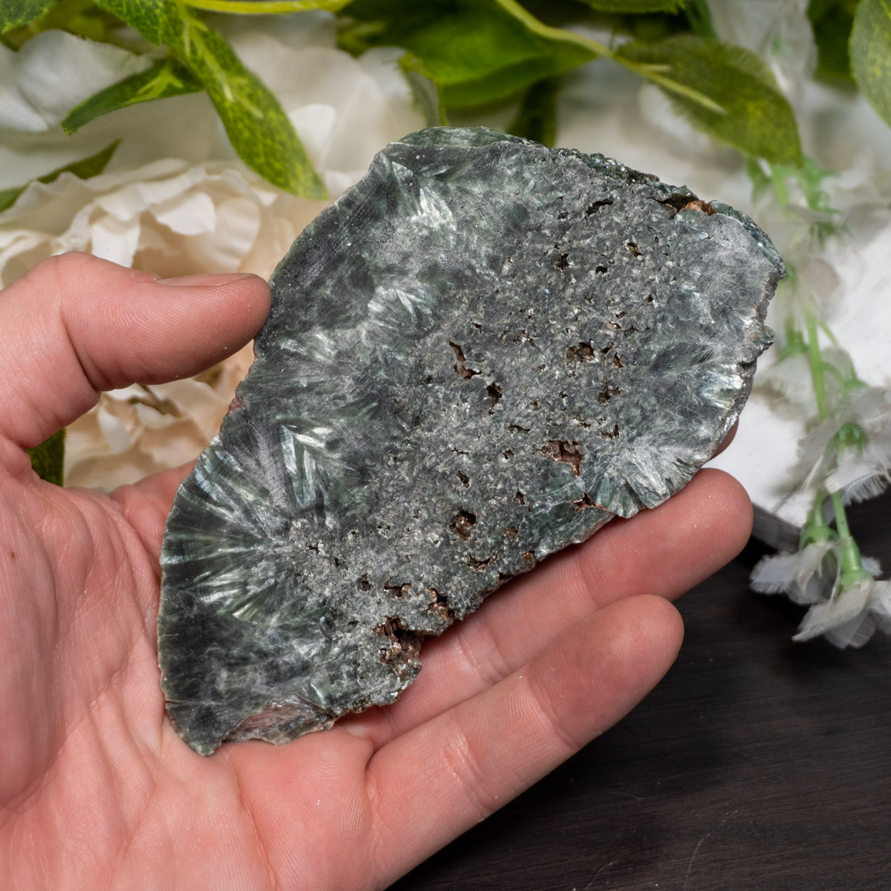 Seraphinite Slab #10 - The Crystal Council