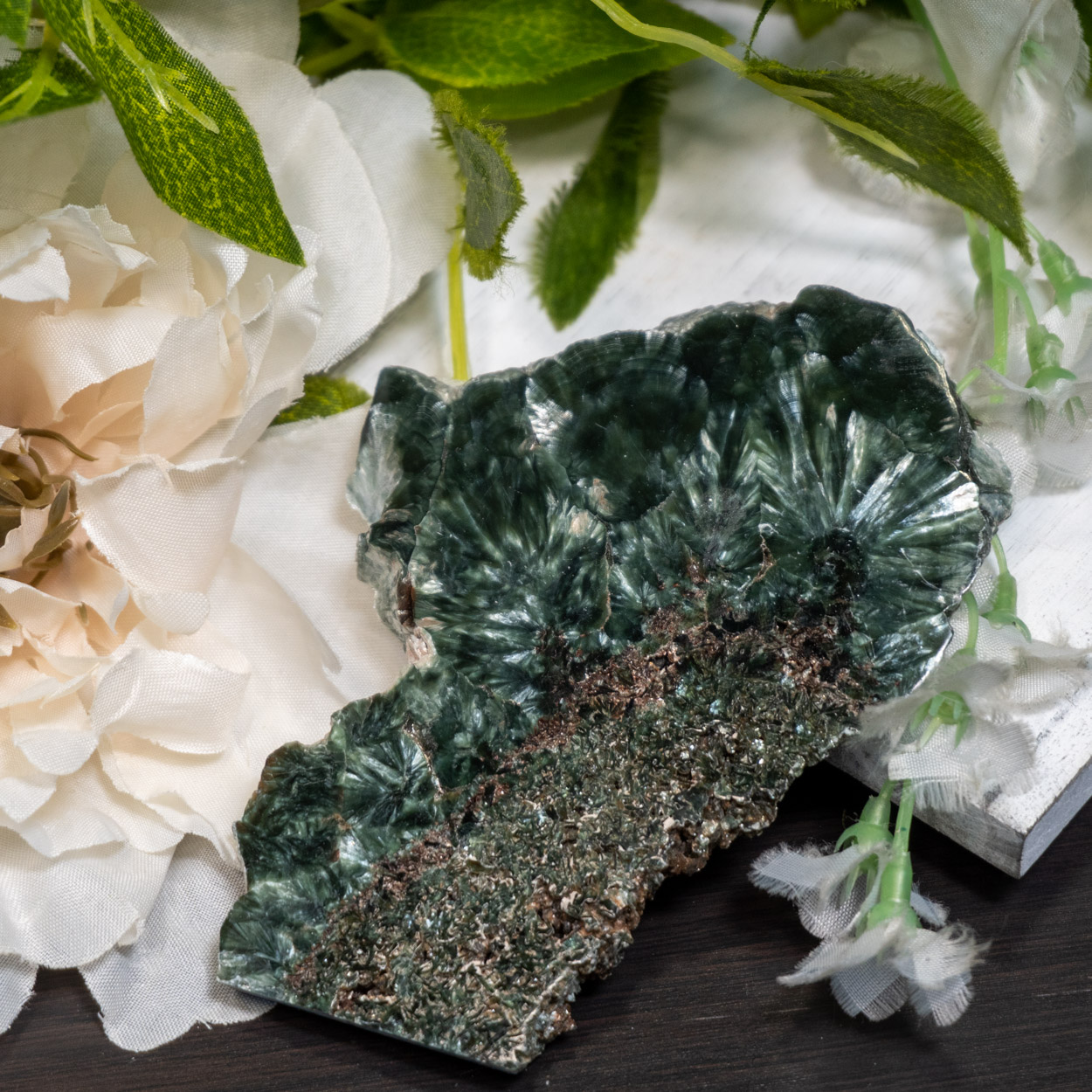 Seraphinite Slab #6 - The Crystal Council