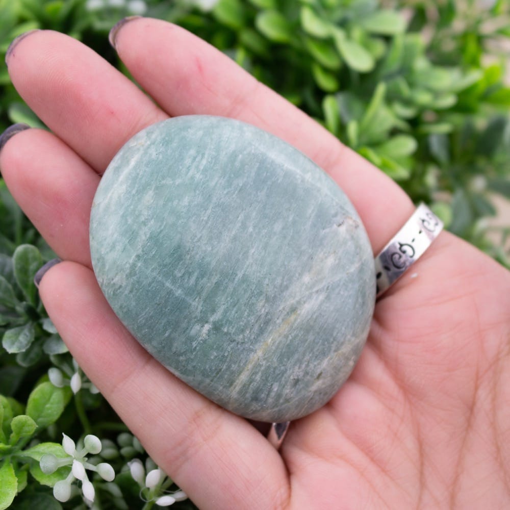 Amazonite Palmstone - The Crystal Council