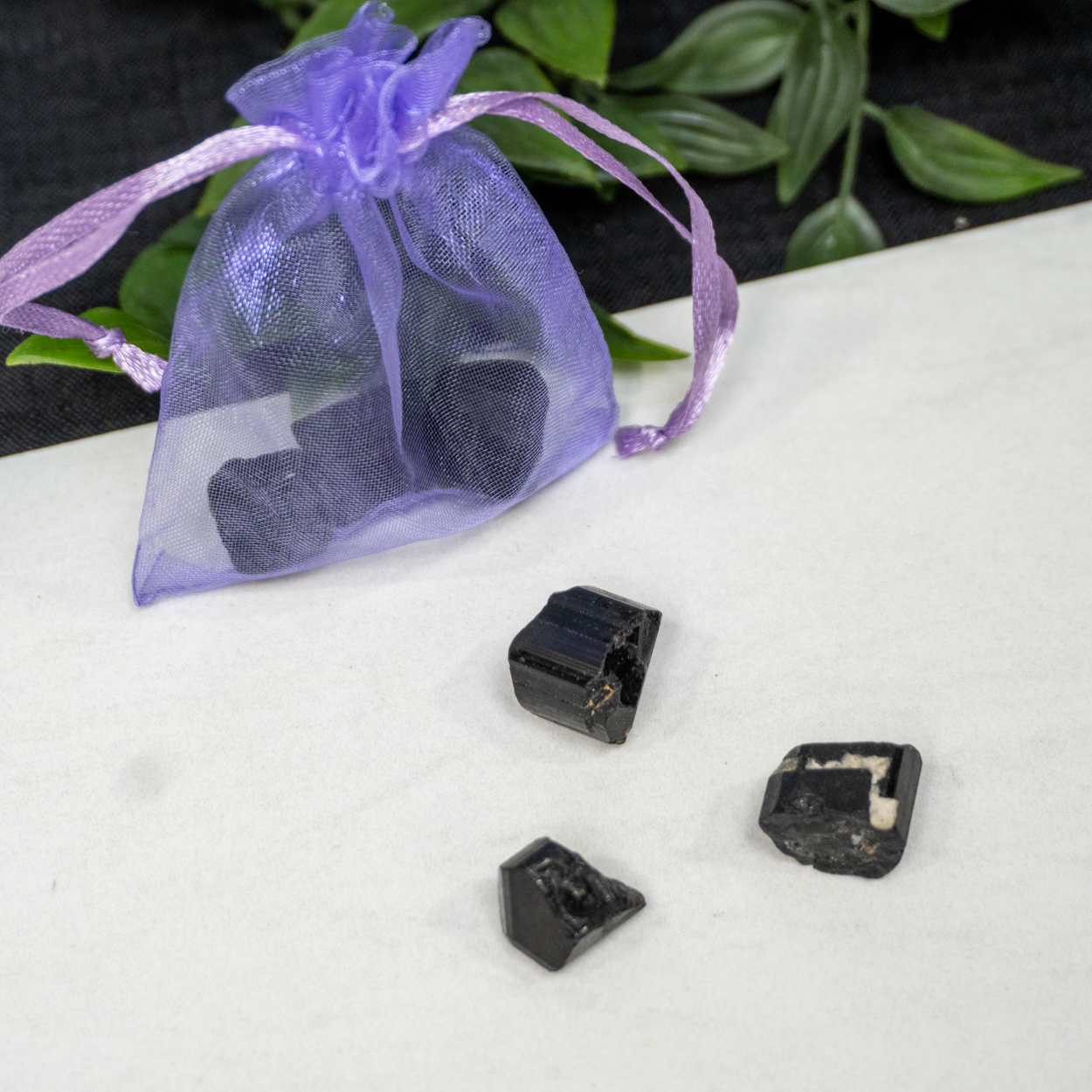 FREE: Black Tourmaline Satchel - The Crystal Council