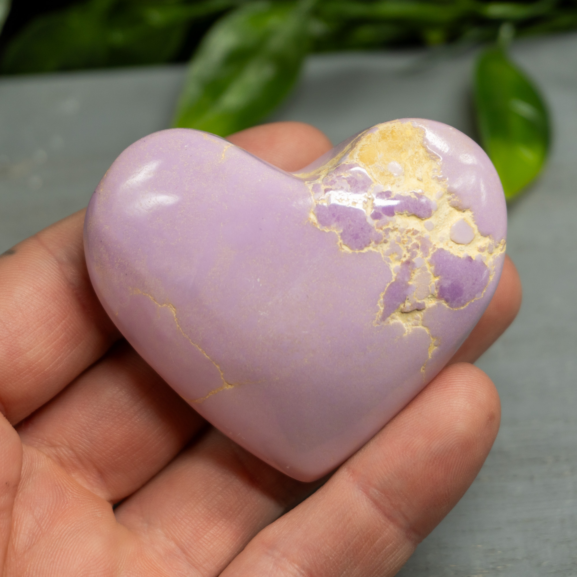 Phosphosiderite Heart #1 - The Crystal Council