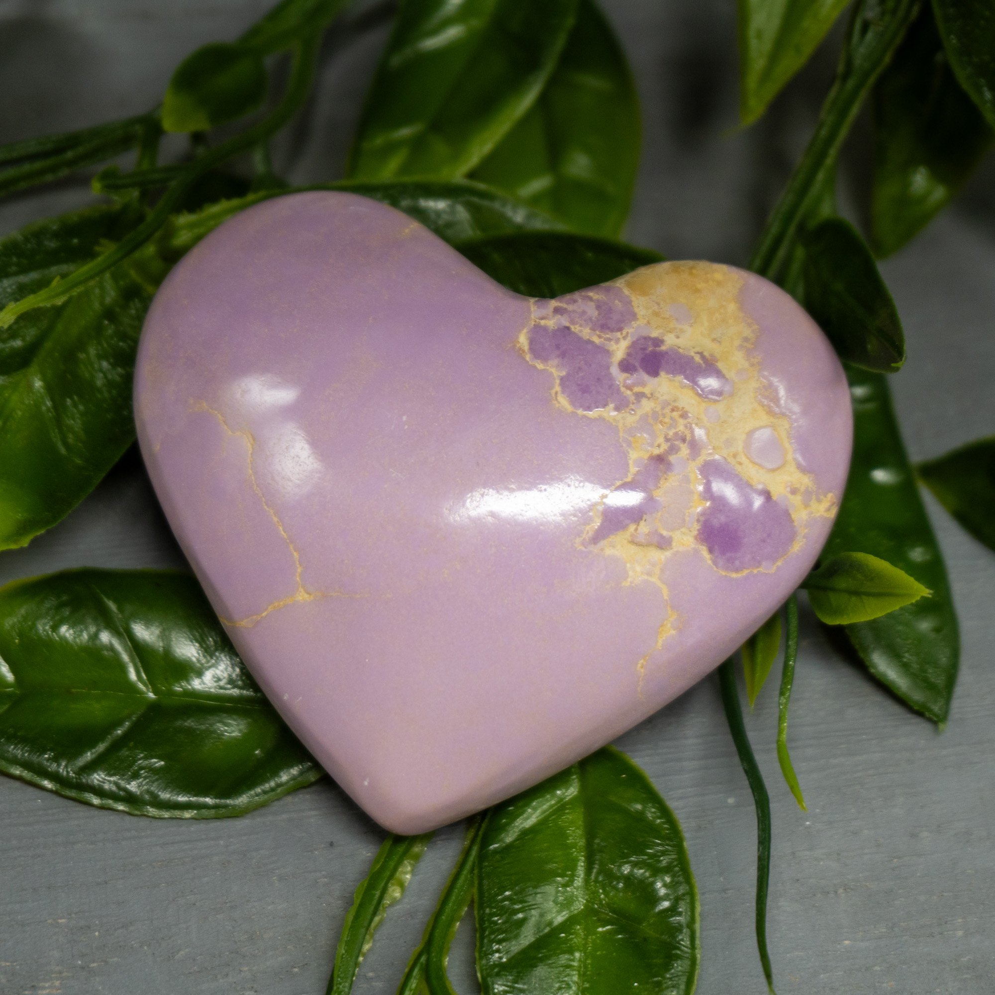 Phosphosiderite Heart #1 - The Crystal Council