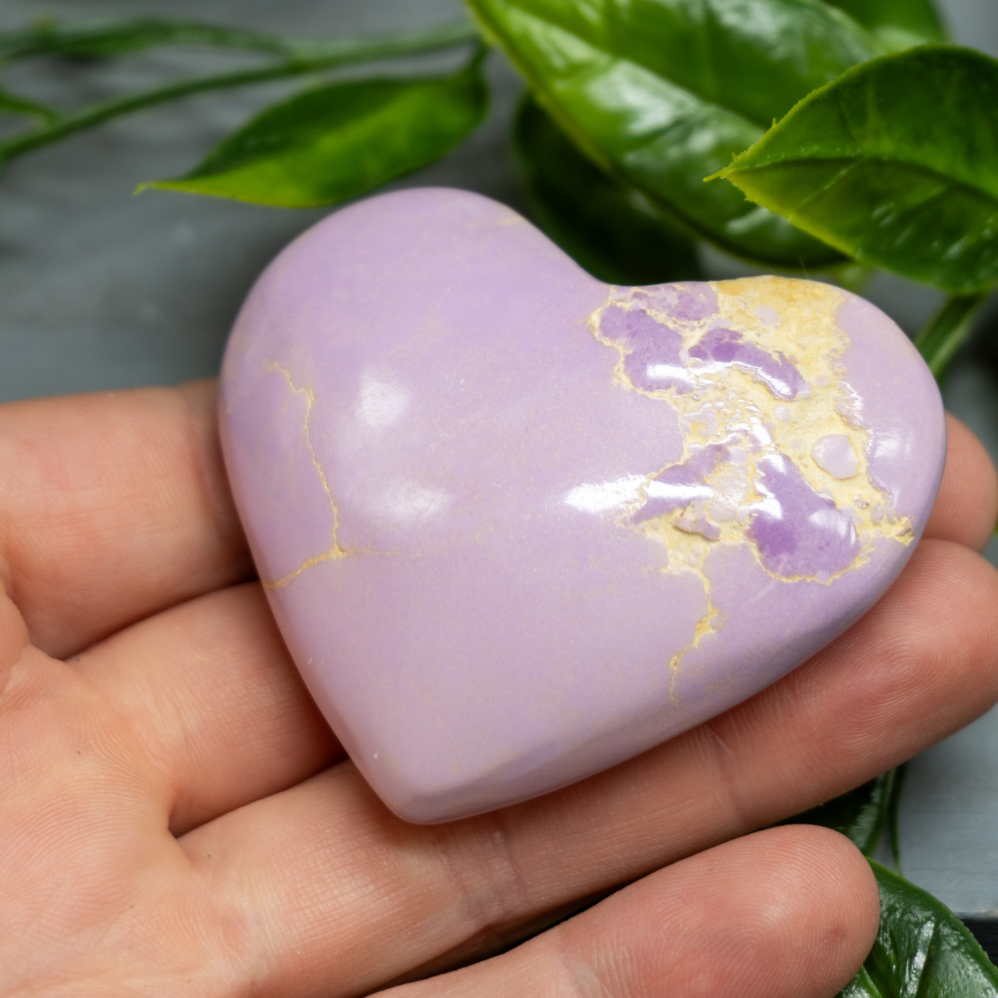 Phosphosiderite Heart #1 - The Crystal Council