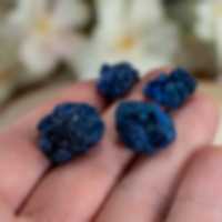 Druzy Azurite Blueberries - The Crystal Council