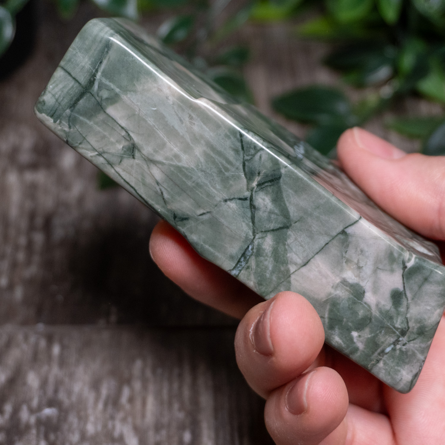 Nine Dragon Jade Polished #1 - The Crystal Council