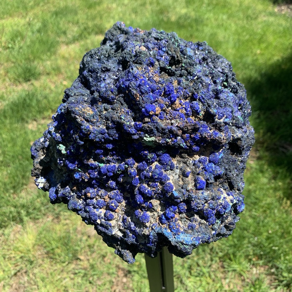 Standing Azurite Ore - The Crystal Council