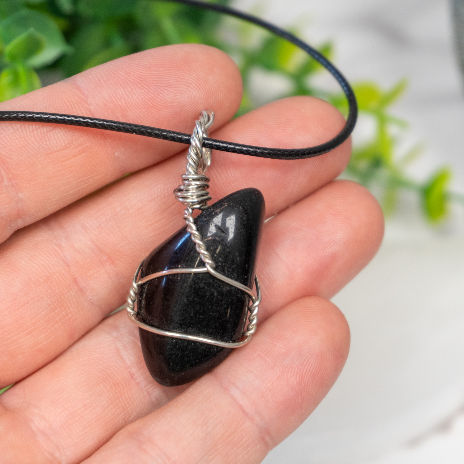 Obsidian Wire Wrap #1 - The Crystal Council