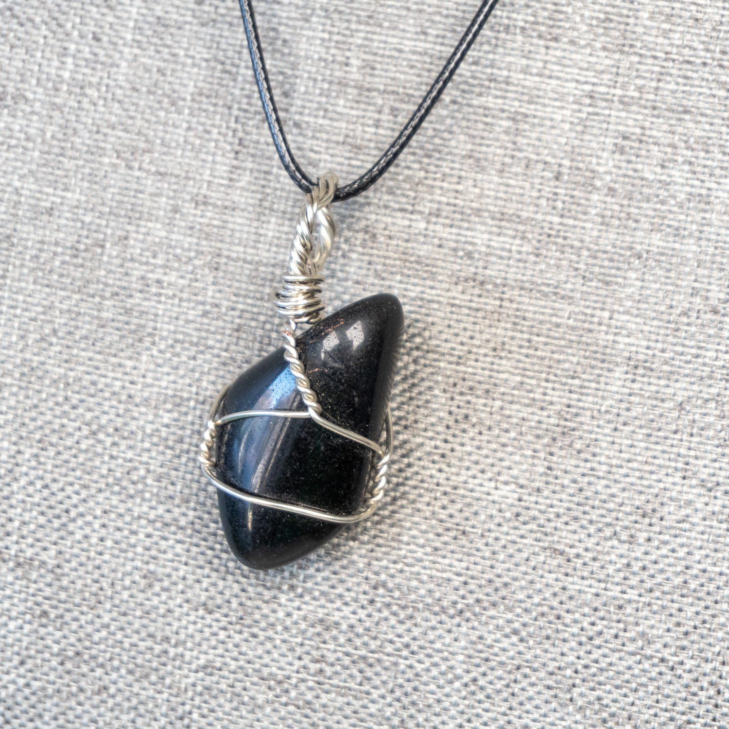 Obsidian Wire Wrap #1 - The Crystal Council