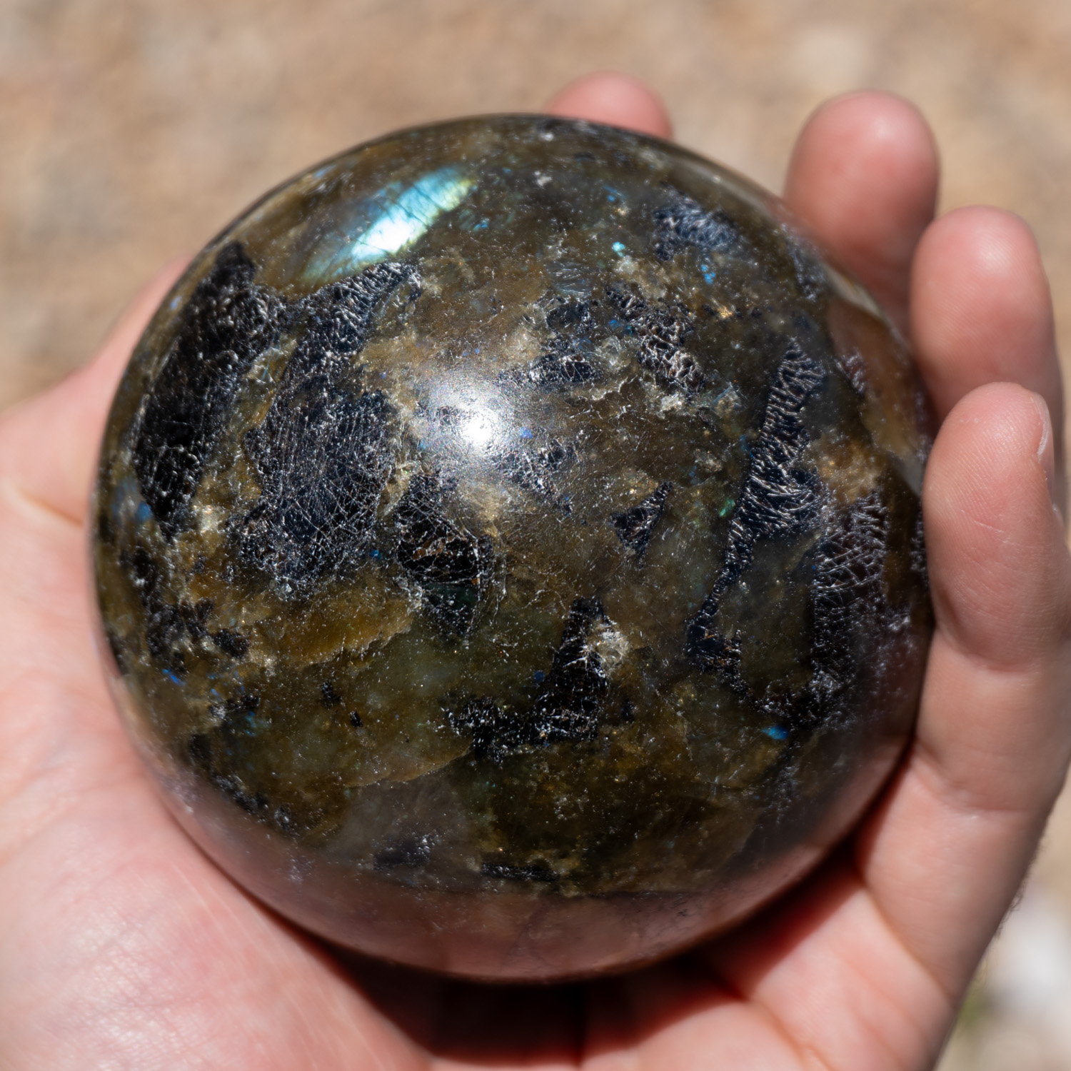 Large Labradorite Sphere #2 - The Crystal Council