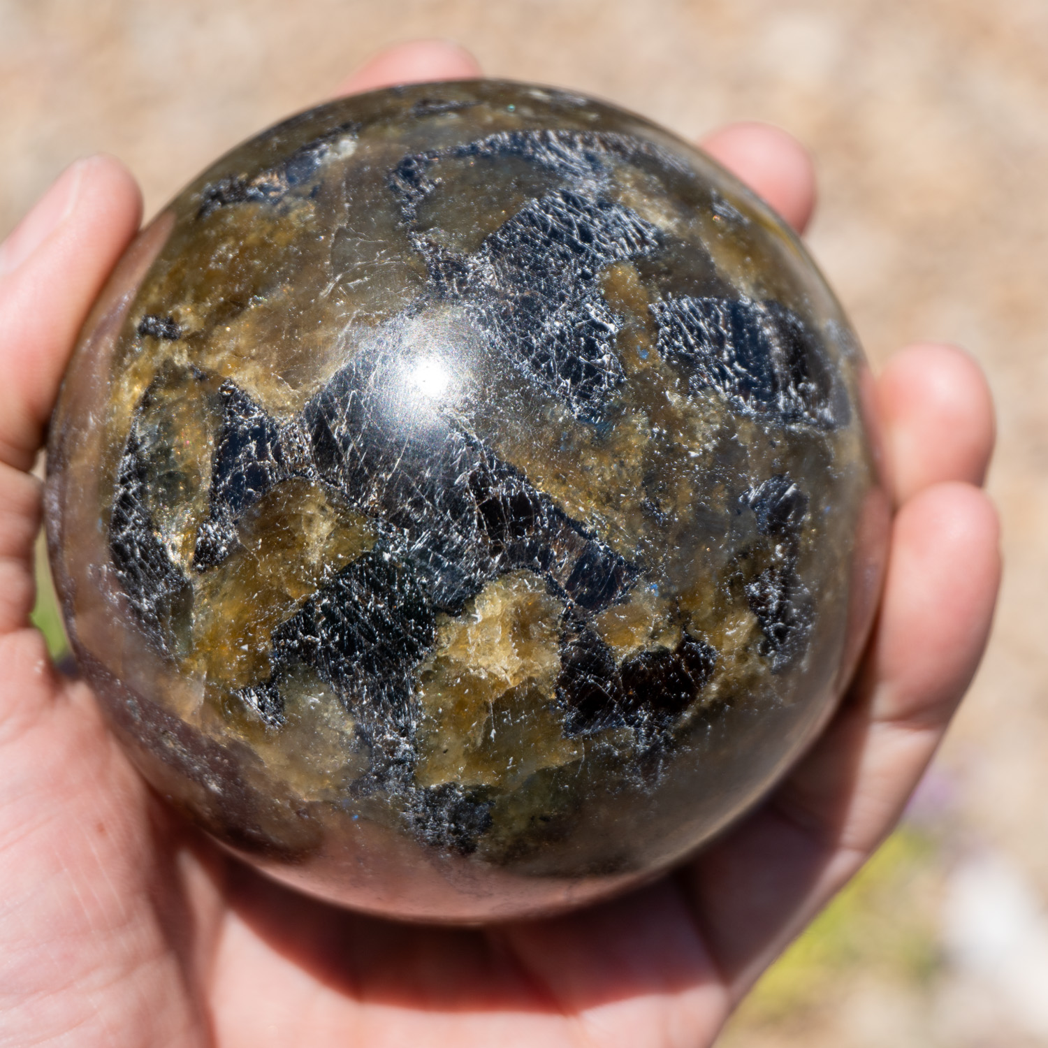 Large Labradorite Sphere #2 - The Crystal Council