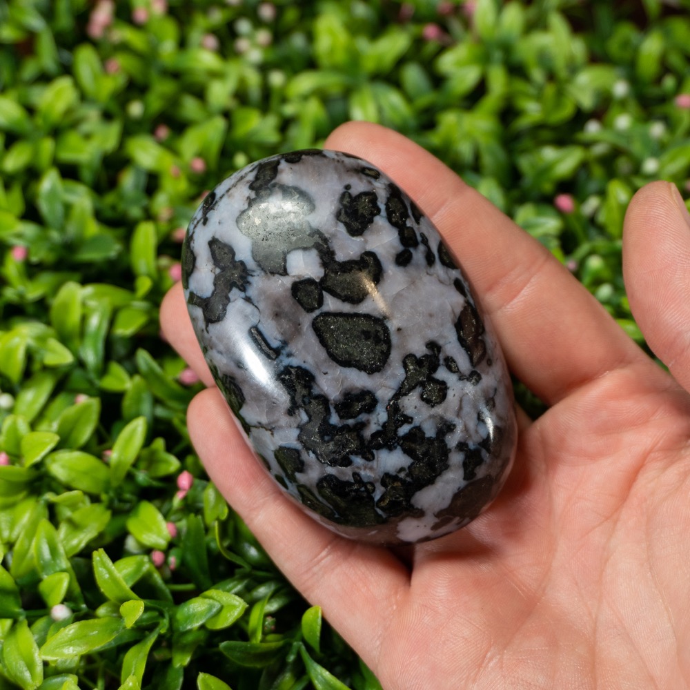 Large Mystic Merlinite Palmstone - The Crystal Council