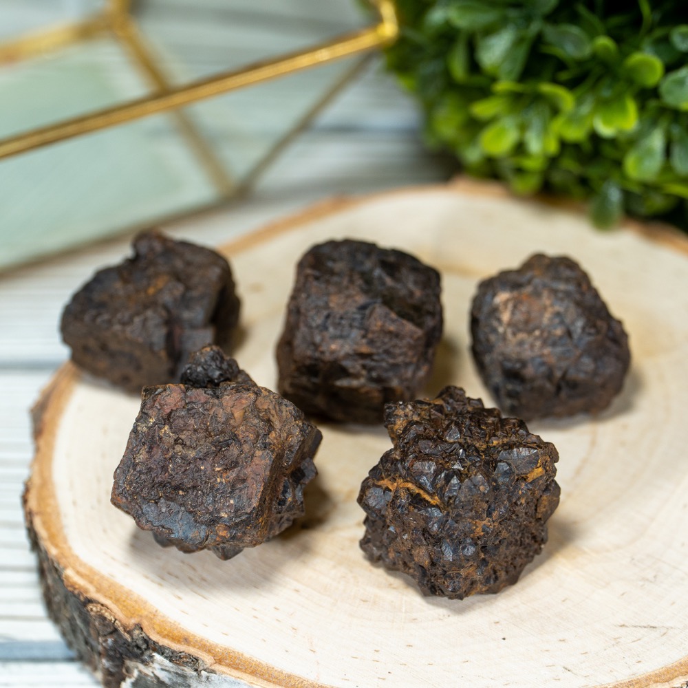 Small Raw Limonite over Pyrite - The Crystal Council